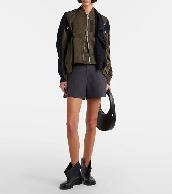 Sacai Paneled Blouson Jacket