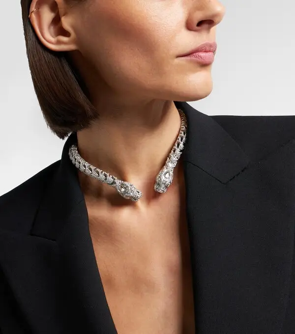 Gucci Dionysus Crystal-embellished Choker