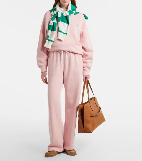 Polo Ralph Lauren Cotton-blend Fleece Sweatshirt - Pink