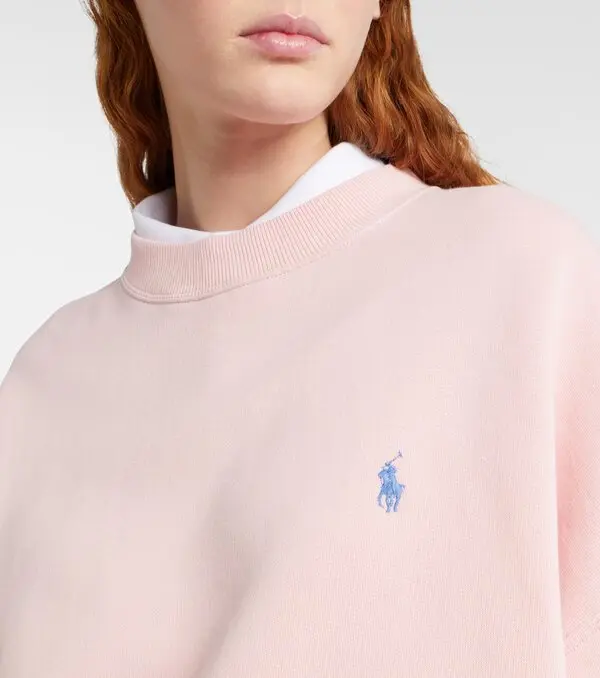 Polo Ralph Lauren Cotton-blend Fleece Sweatshirt - Pink