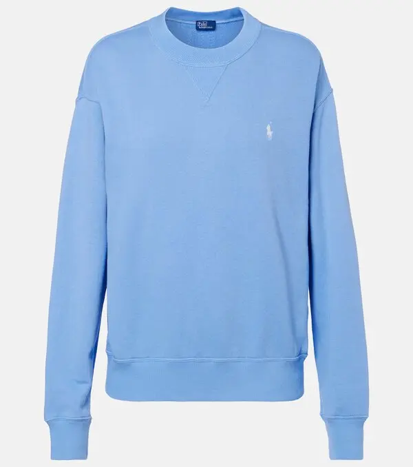 Polo Ralph Lauren Cotton-blend Fleece Sweatshirt - Blue