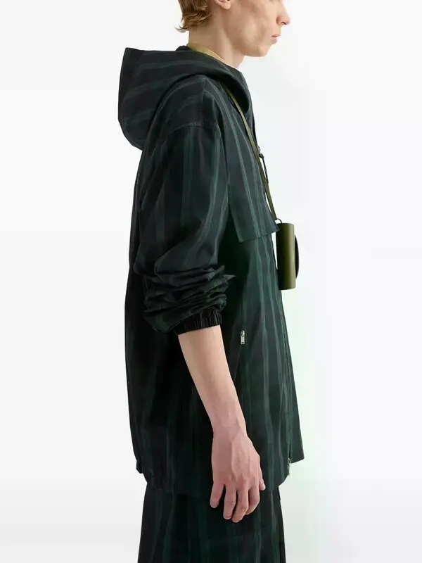 JIL SANDER Checked Zip-up Blouson