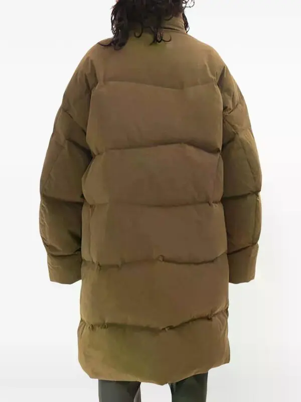 A. A. SPECTRUM Zip-up Padded Longline Jacket
