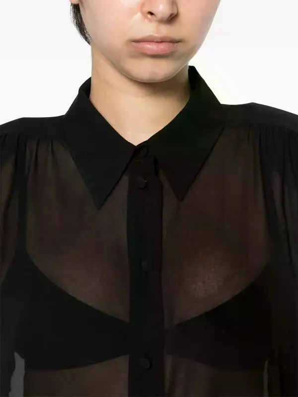 Andamane Chiffon Silk Shirt