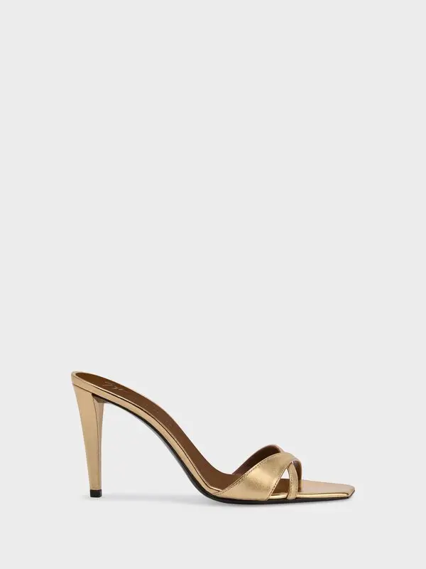 GIUSEPPE ZANOTTI Brivido Mule 90 - Gold
