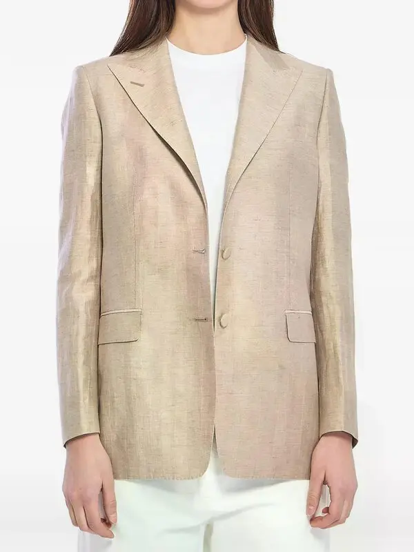 Tagliatore Peak-lapel Single-breasted Blazer