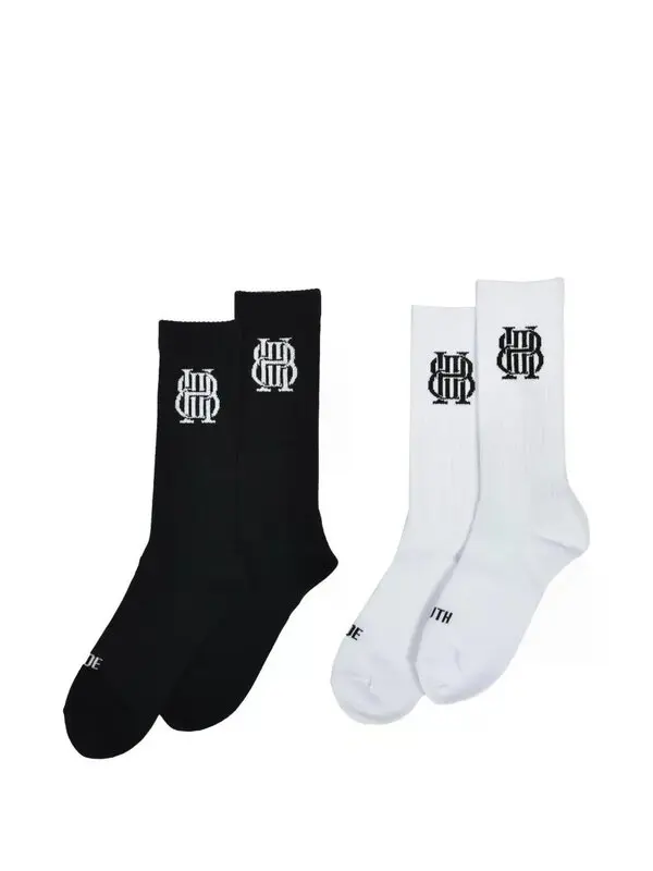 BREATH Logo Ribbed Socks