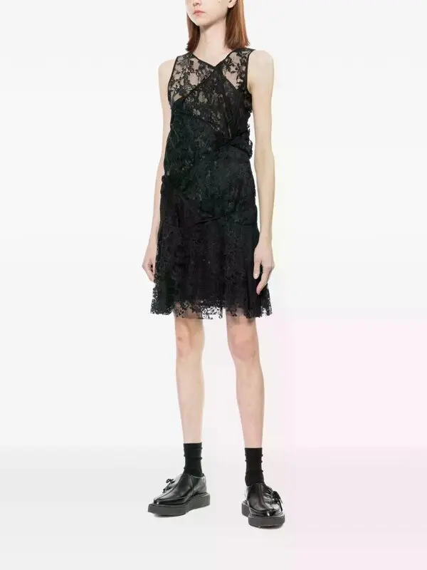 Junya Watanabe Lace V-neck Dress