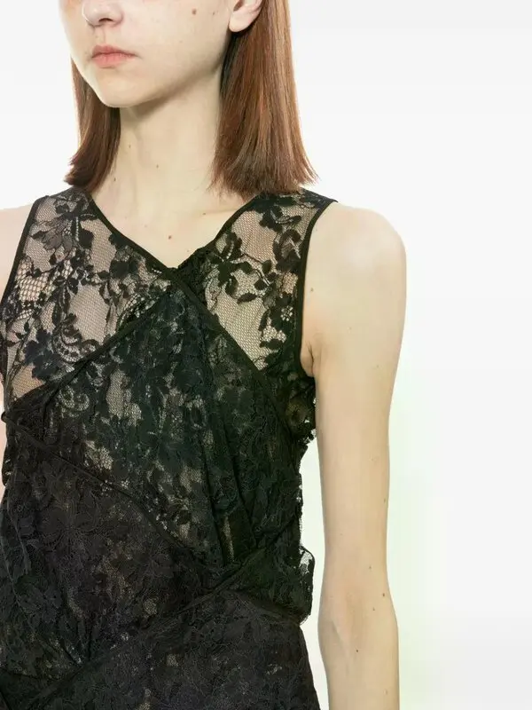 Junya Watanabe Lace V-neck Dress