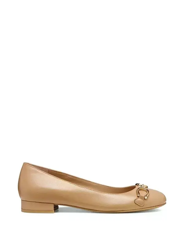 Geox Virnilisa B Buckle Ballet Flats - Neutrals