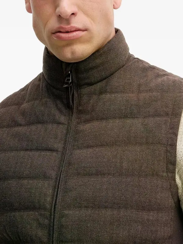 HACKETT London Quilted Zip-fastening Gilet