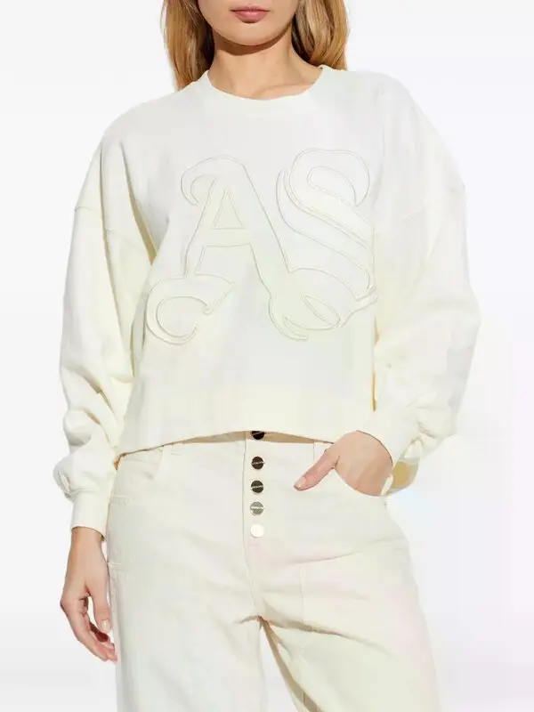 ALLSAINTS Embroidered Logo Sweatshirt
