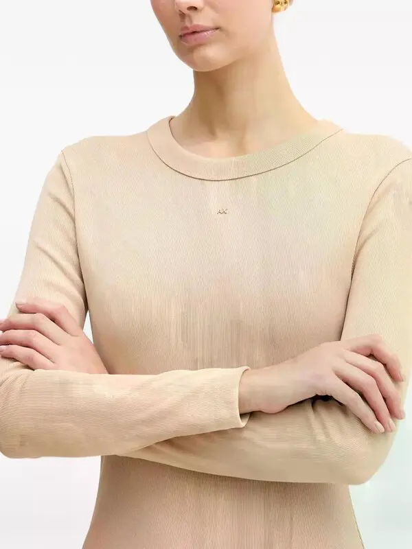 Armani Exchange Long-sleeve Split Dress