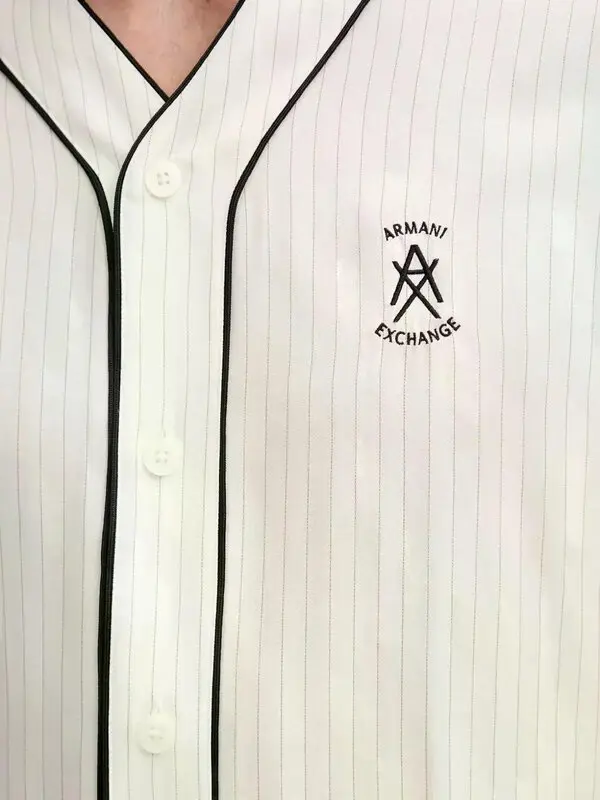 Armani Exchange Pinstripe Shirt