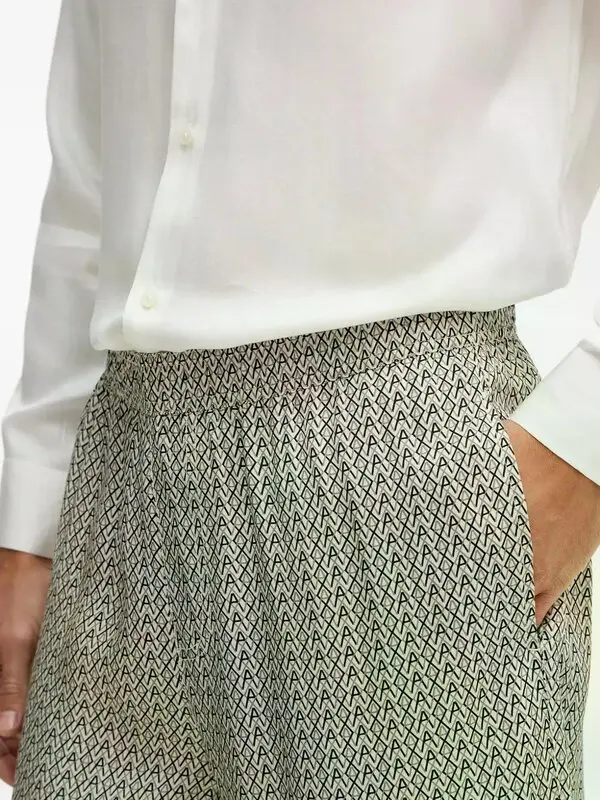 Armani Exchange Geometric Pattern Elasticated Shorts
