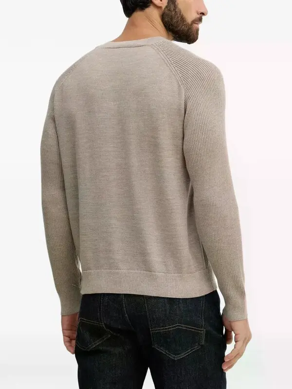 Armani Exchange Ribbed Crew Neck Sweater
