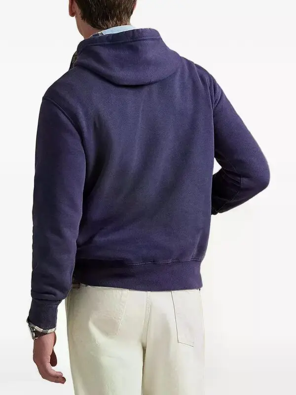 Polo Ralph Lauren Logo-print Hoodie - Blue