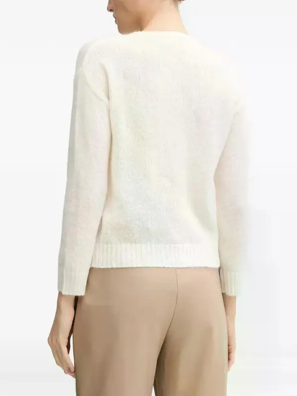 GAUDI Embellished Round Neck Long Sleeve Sweater