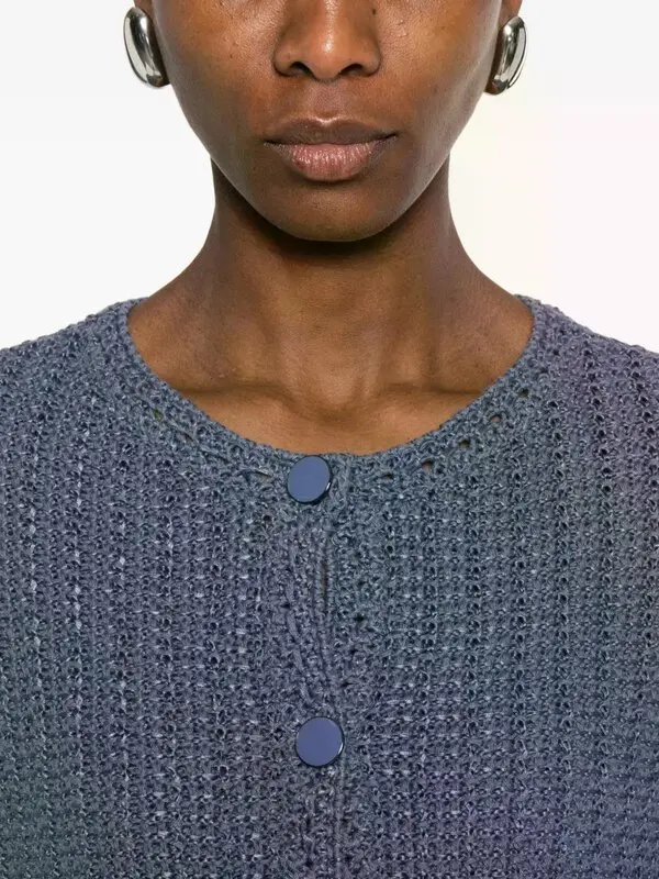 Emporio Armani Fringed Cardigan