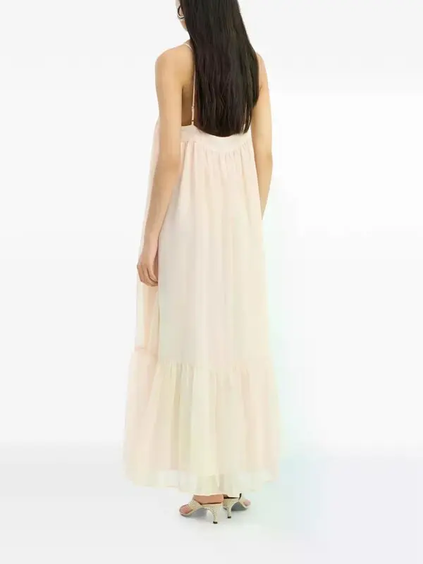 ROTATE BY BIRGER CHRISTENSEN Chiffon A-line Midi Dress
