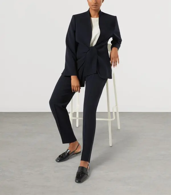 Marina Rinaldi Sleeveless Silk Blouse