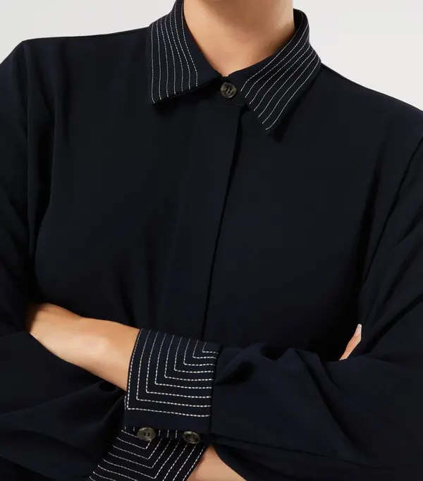 Marina Rinaldi Embroidered Shirt
