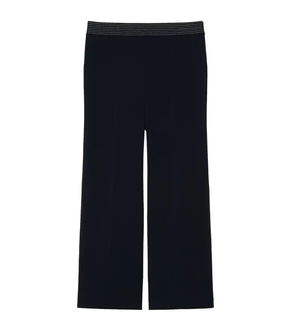 Marina Rinaldi Cady Wide-leg Trousers - Blue