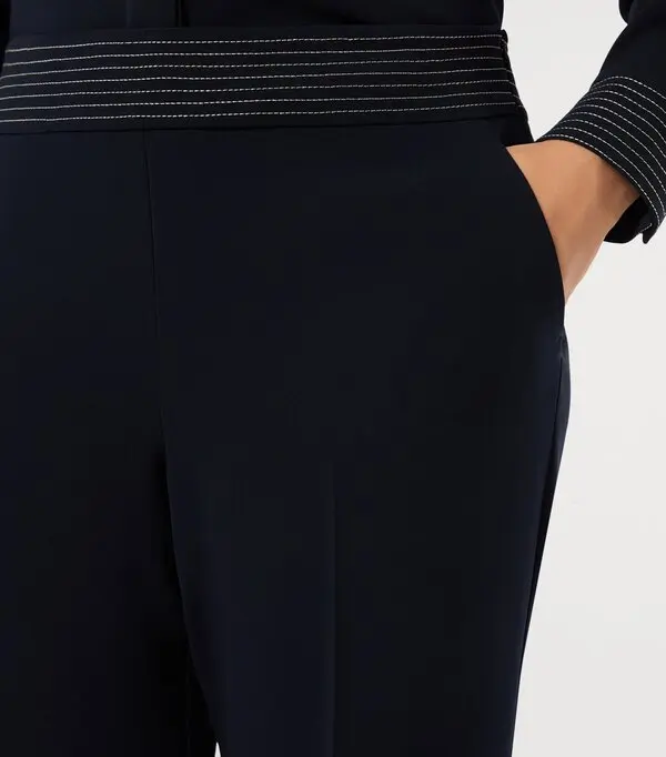 Marina Rinaldi Cady Wide-leg Trousers