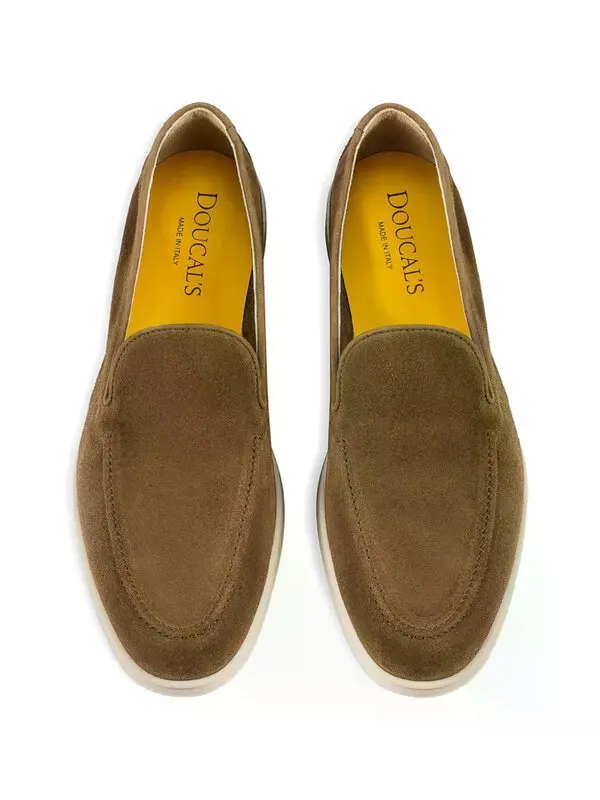 DOUCAL'S Suede Slip-on Loafers