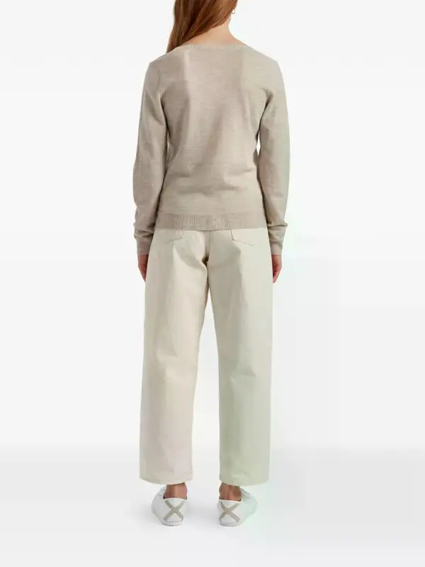 Chinti & Parker Scoop Neck Fine Knit Sweater