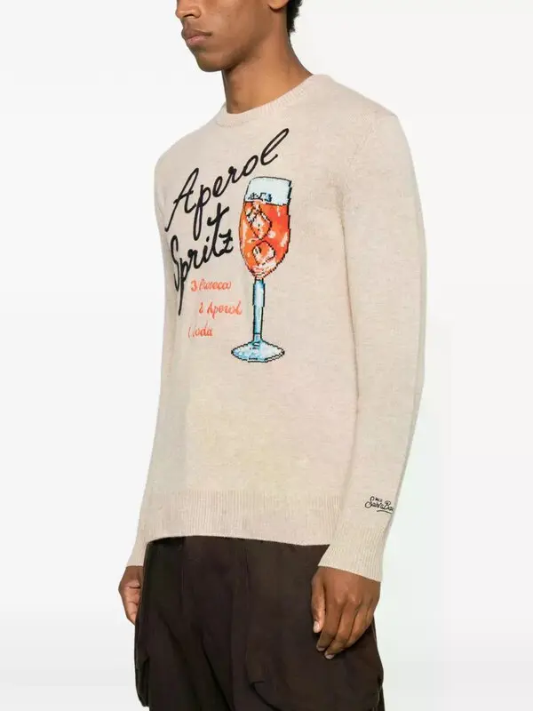 MC2 SAINT BARTH Graphic Knit Sweater