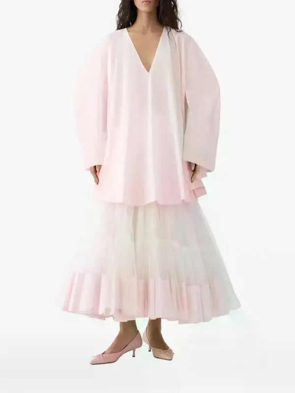 Jacquemus Paysan Puff-sleeve Mini Dress