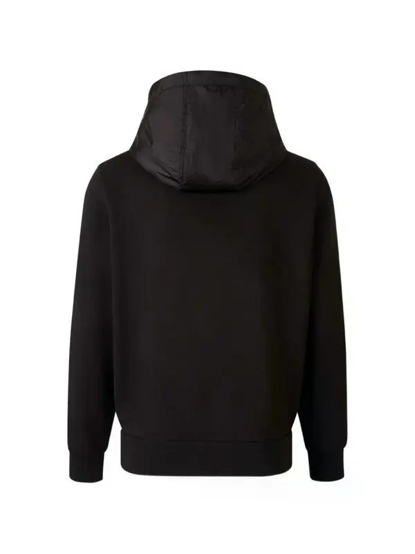 Moncler Logo Stripe Zip Up Hoodie