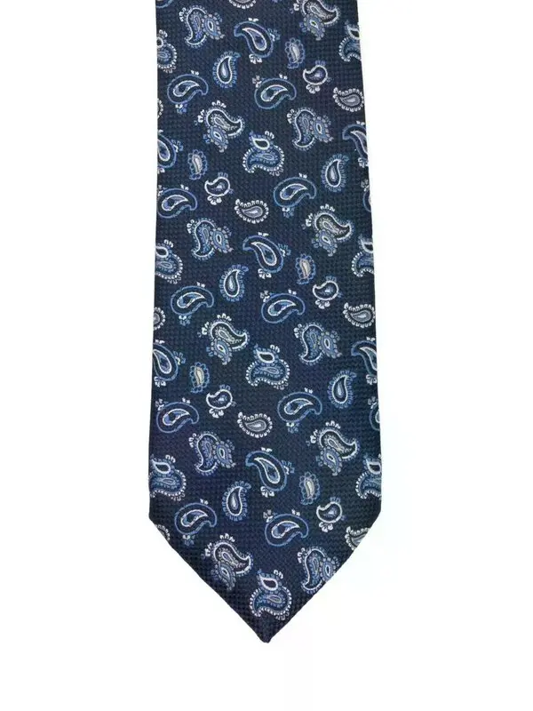 SAPIO Paisley Neck Tie - Blue