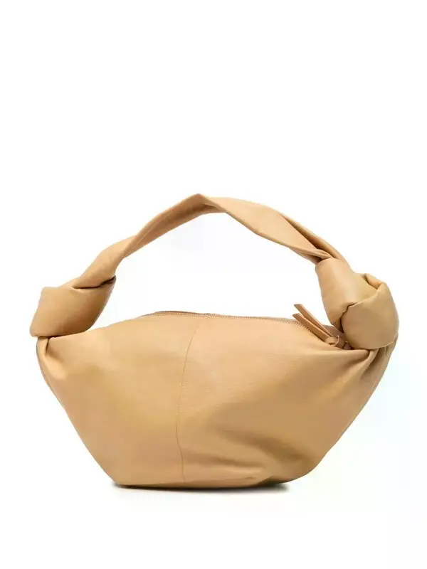 Bottega Veneta Mini Calfskin Double Knot Bag - Brown