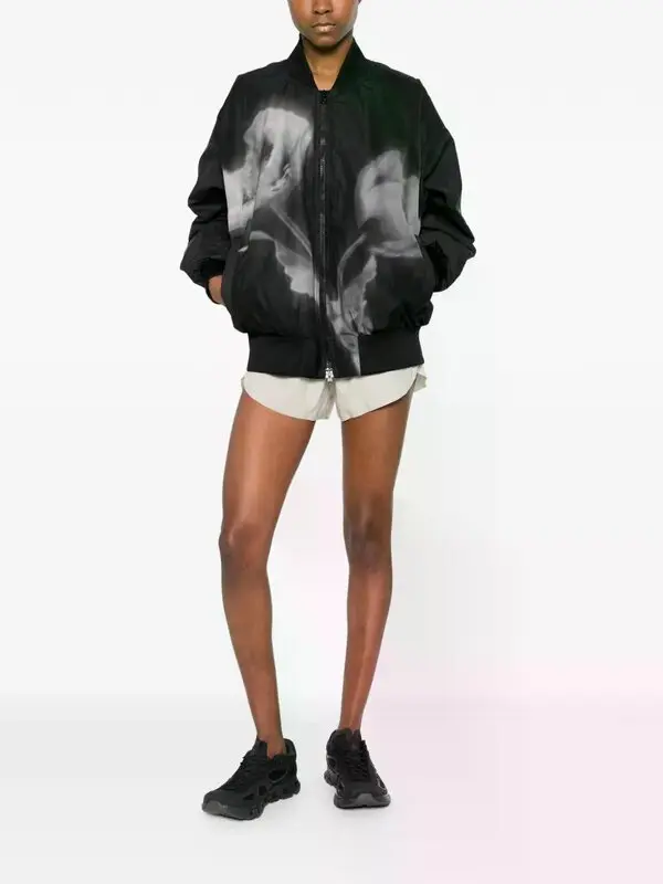 Adidas By Stella McCartney Floral Print Bomber Jacket