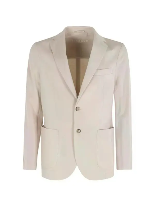 CIRCOLO 1901 Patch-pocket Blazer - Neutrals