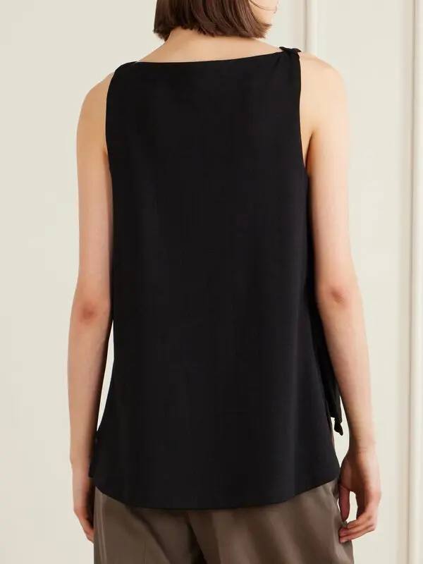 Loewe Anagram Embroidered Ribbed-knit Tank Top