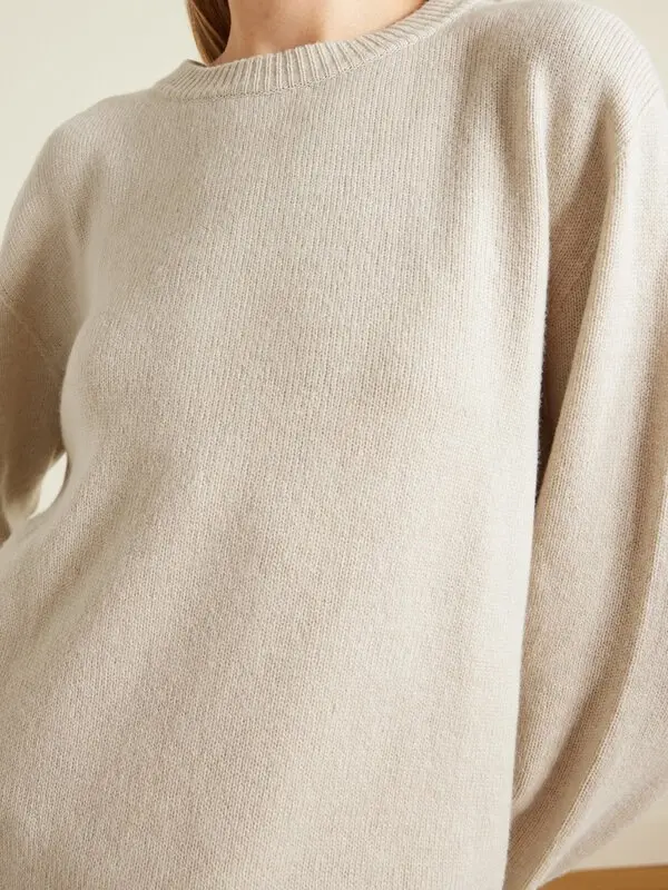 THE ROW Sibem Wool And Cashmere-blend Sweater