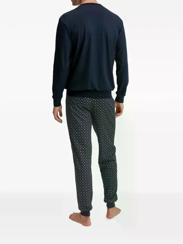 CALIDA Chest-pocket Patterned Pajama Set