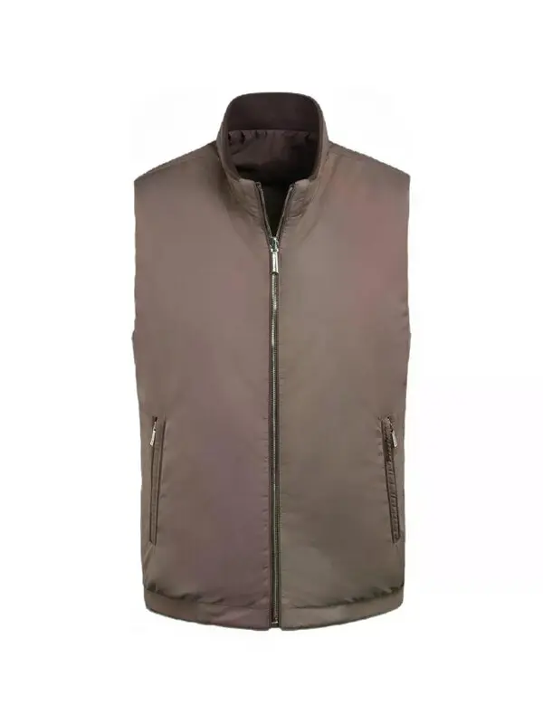 MOORER Zip-fastening Gilet