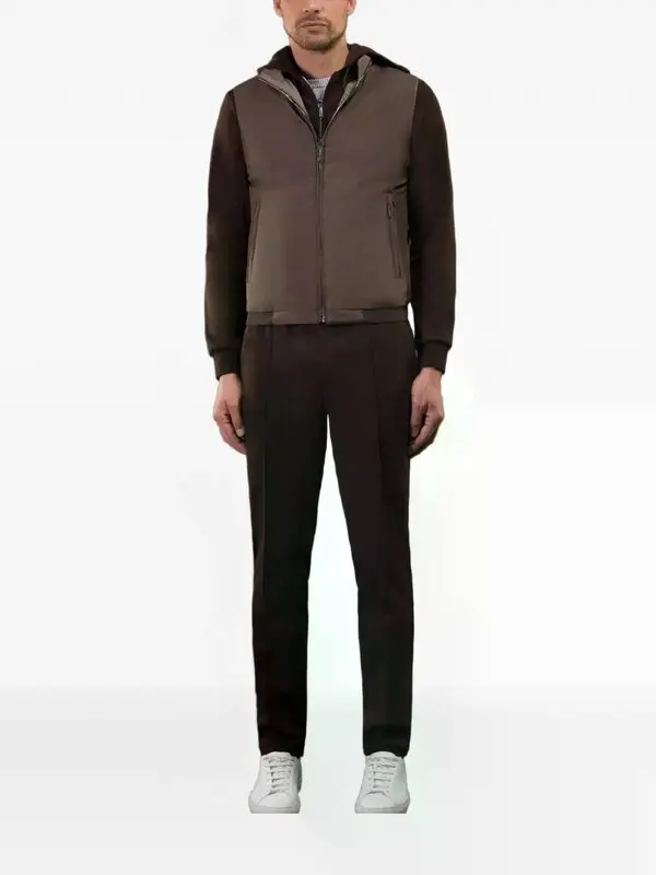 MOORER Zip-fastening Gilet