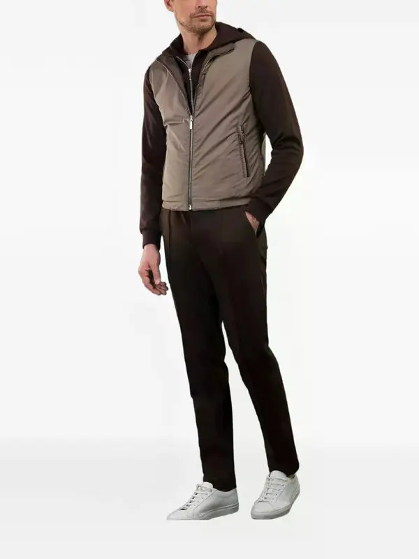 MOORER Zip-fastening Gilet