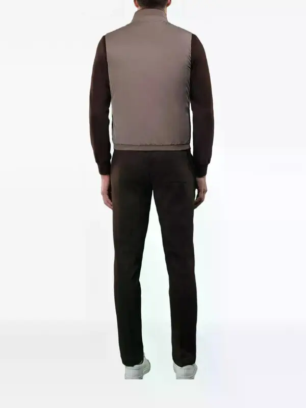 MOORER Zip-fastening Gilet