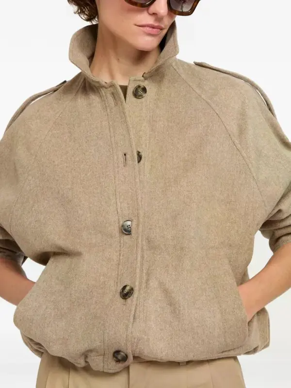 YVES SALOMON Button Cashmere Jacket