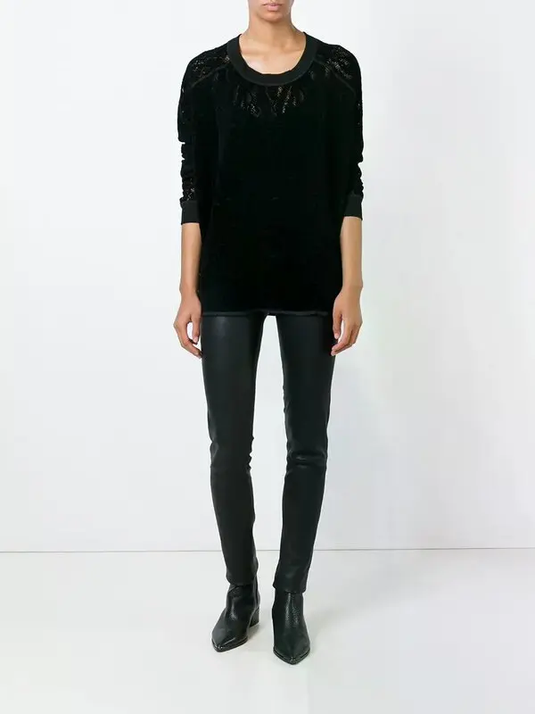 High Assume Lace Top