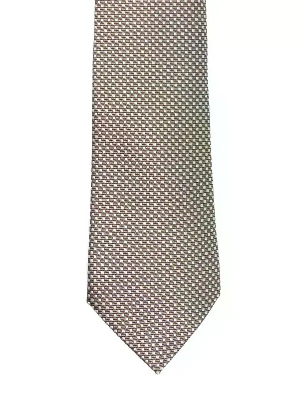 Giorgio Armani Patterned Neck Tie - Green