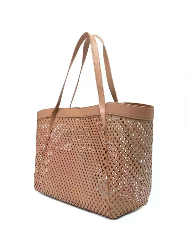 TWINSET Laser-cut Tote Bag - Neutrals