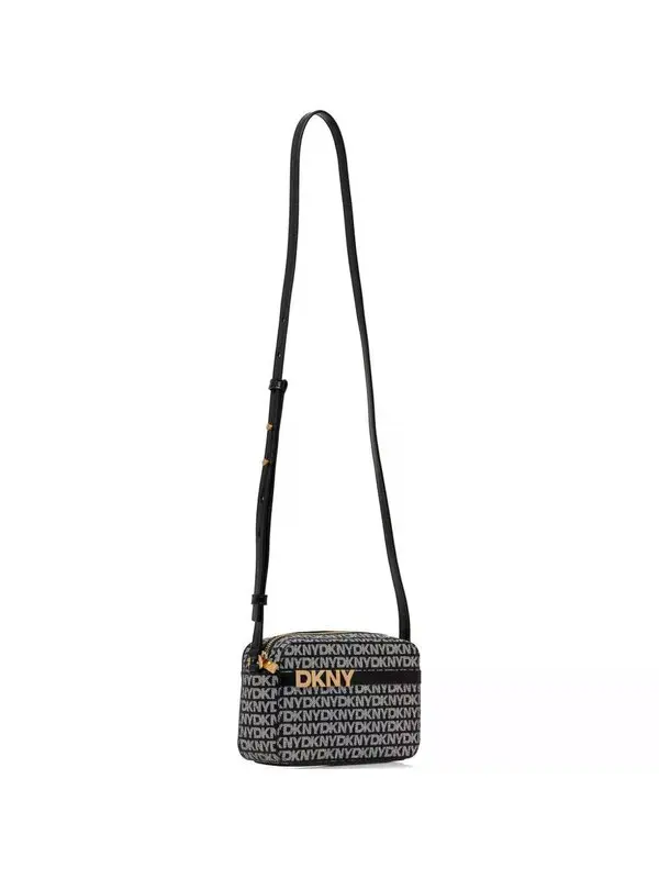 Dkny Avril Cross Body Bag With All-over Logo Print