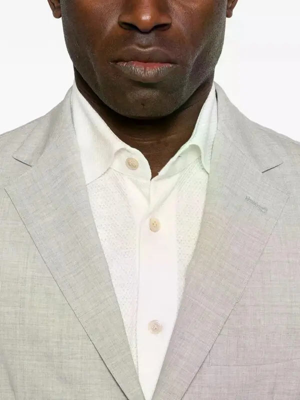 Eleventy Textured Buttoned Shirt